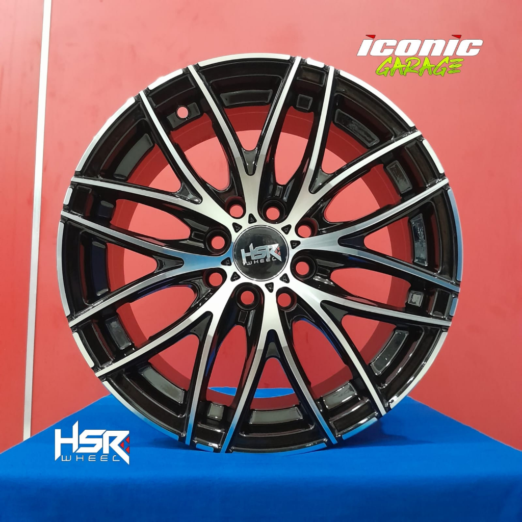 Jual velg original HSR NAPLES ring15 mobil brio,agya,avanza,xenia,sigra,jazz,calya,ayla, dll ...