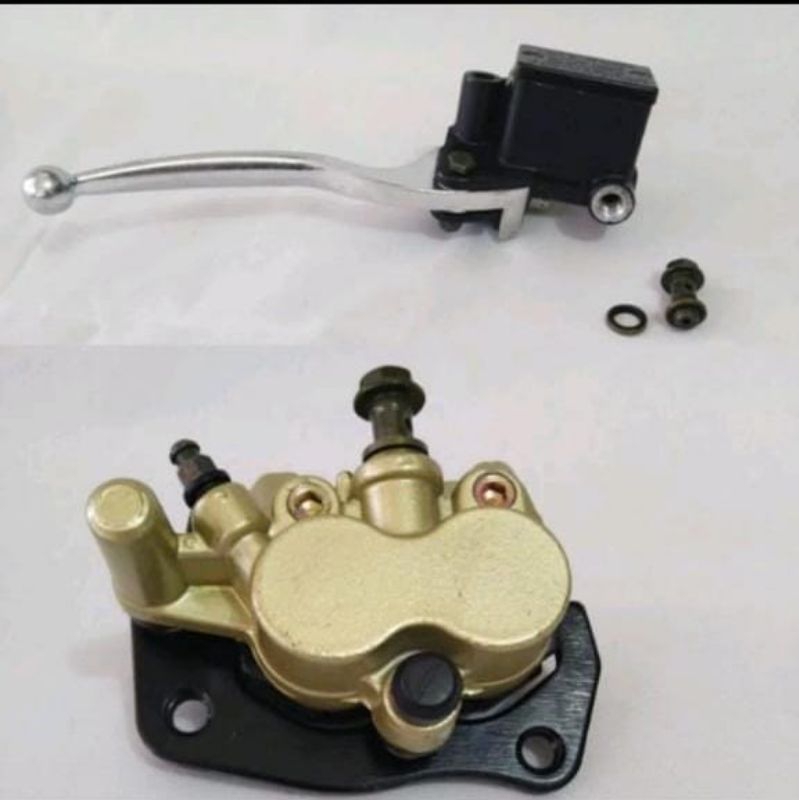 Jual KALIPER PALA BABI DEPAN SET MASTER REM KLX 150 DTREKER BF KUALITAS ORIGINAL | Shopee Indonesia