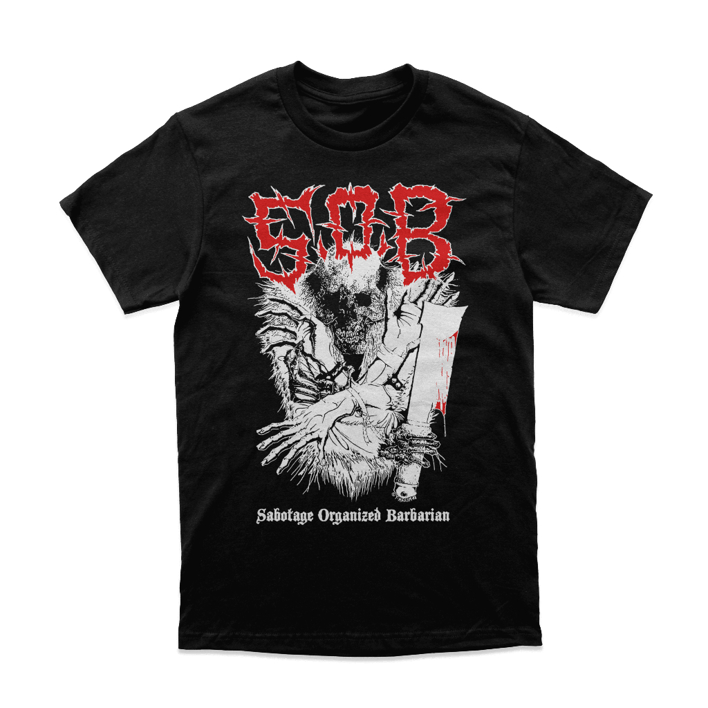 Jual Kaos Tshirt Baju Band S.O.B Sabotage Organized Barbarian Grindcore "SOB 2" Merchandise ...