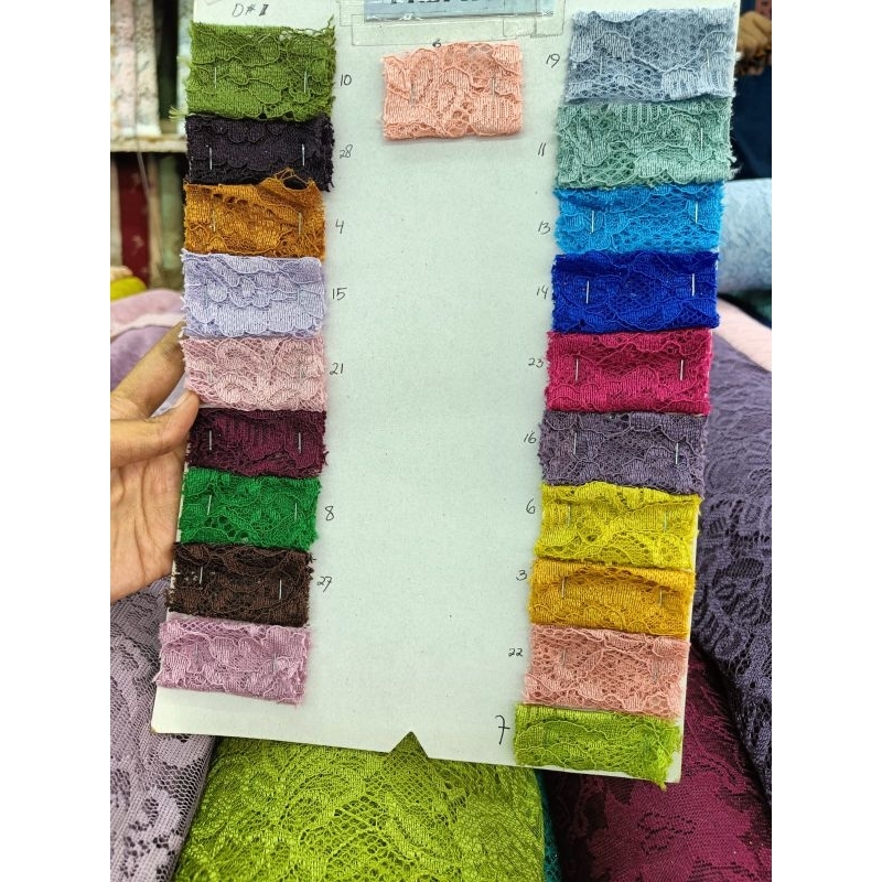 Jual kain brokat meteran cornelly fatmawati cord brokat lace corneli ...