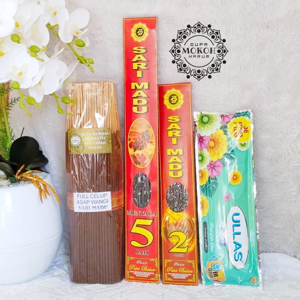 Jual Paket Dupa Aroma Sari Madu / Dupa Premium Abu Dingin / Dupa ...