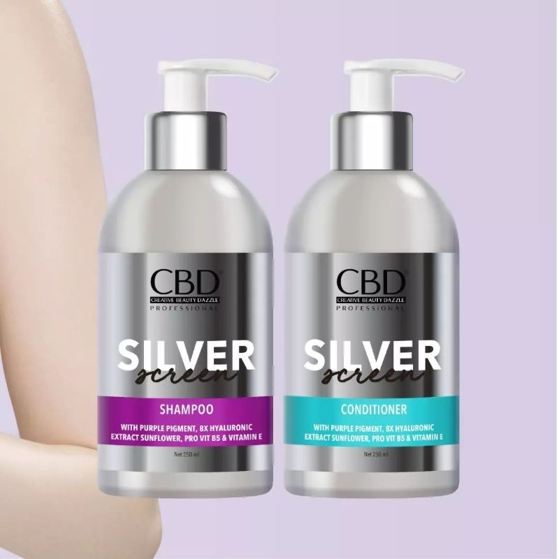 Jual CBD Silver Screen Shampoo & Conditioner 250 ml | Shopee Indonesia