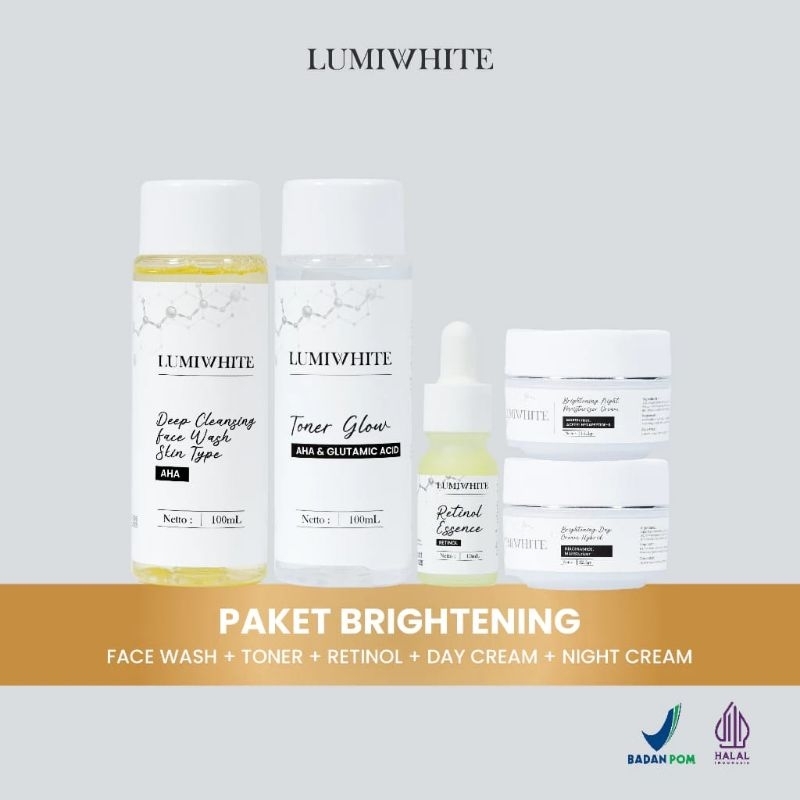 Jual Lumiwhite package series-paket brightening lengkap | Shopee Indonesia