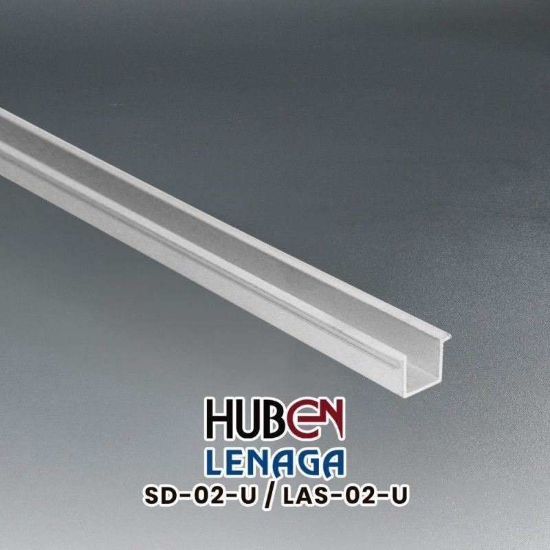 Jual Rel Lemari Atas Huben SD-02-U Panjang 75 100 150 cm / Rel Pintu Atas Sliding Door Pintu ...