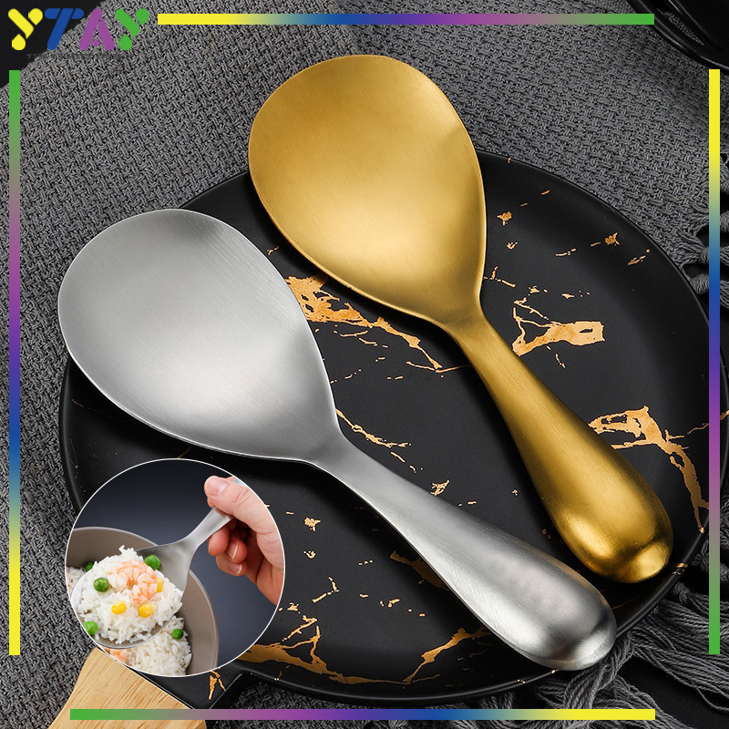 Jual Cod Stainless Steel 304/Piring Sendok Saji Emas/Sendok Nasi Sendok ...