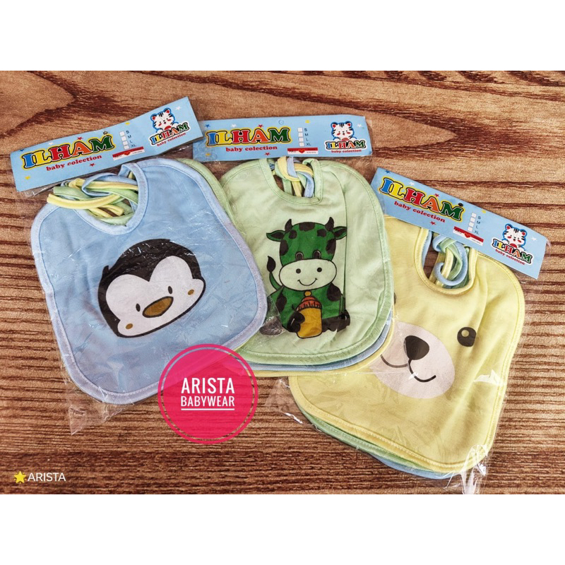 Jual Slaber bayi (tatakan makan/liur bayi) 2lapisan SNI ilhambaby ...
