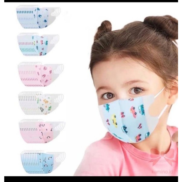 Jual Masker Anak / Masker Anak KF94 / Masker Anak Earloop / Masker ...
