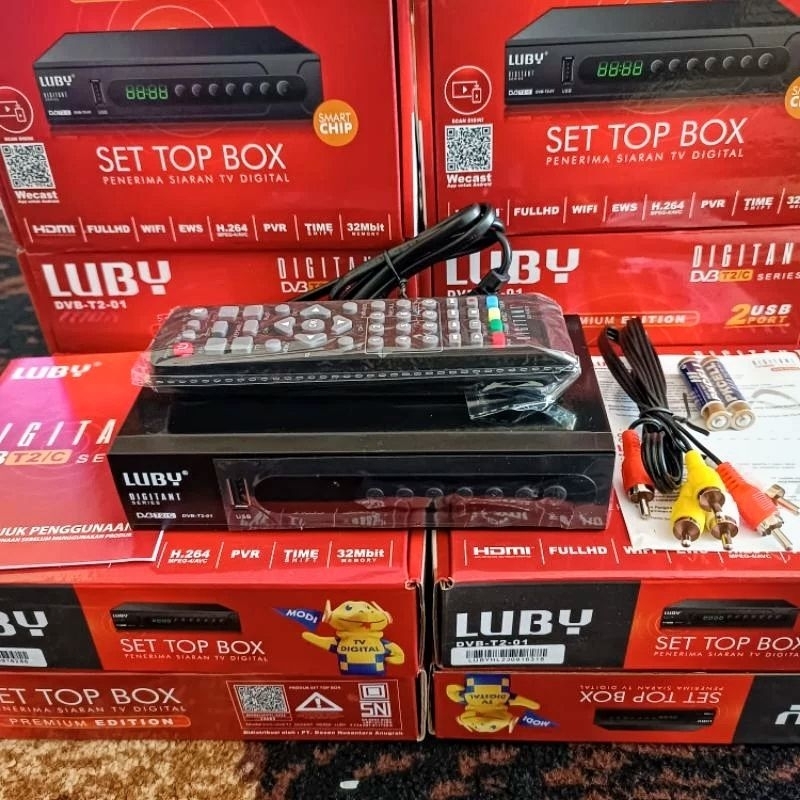 Jual Set Top Box/STB TANAKA, matrik, luby #ready stok# | Shopee Indonesia