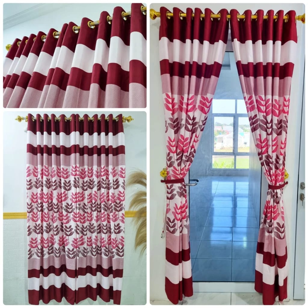 Jual Gorden Smokring 12 RingTirai Pintu Dan Jendela Hordeng Batik ...