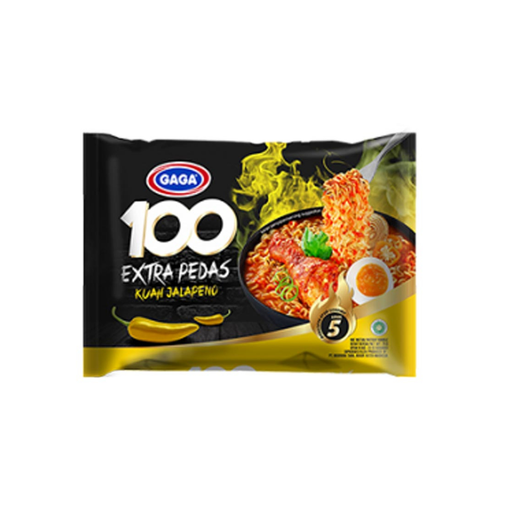 Jual Mie Gaga 100 Extra Pedas Kuah Jalapeno | Shopee Indonesia