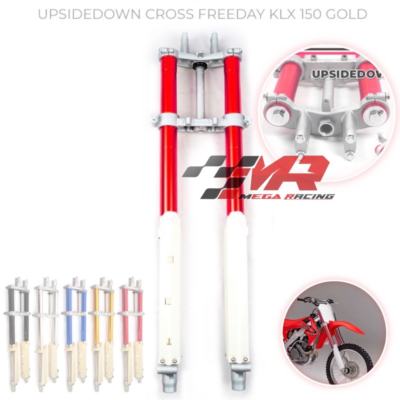 Jual USD KLX | SHOCK DEPAN UP SIDE DOWN KLX 150 CNC - Shockbreaker UPSIDE DOWN DTracker 150 ...