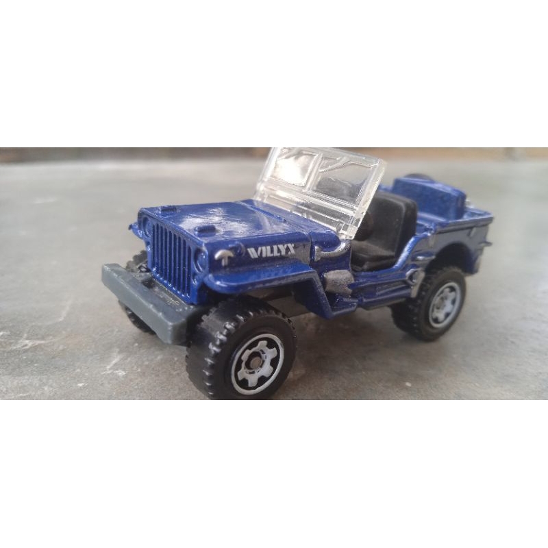 Jual Matchbox Jeep Willys Blue | Shopee Indonesia