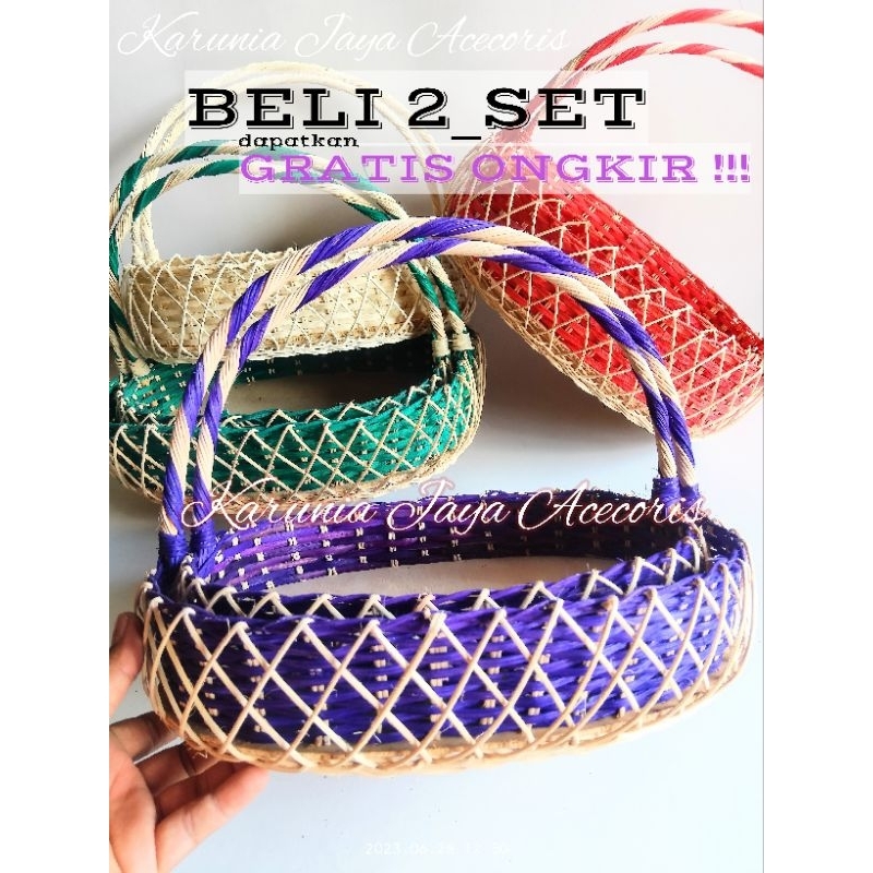 Jual Parsel MODEL NANASAN isi 2pcs || Parsel Rotan Buah | Shopee Indonesia