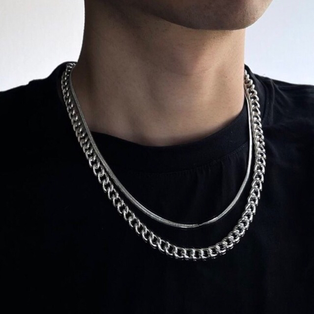 Jual KALUNG 2 LAYER PRIA DAN WANITA MODEL TERBARU KOMBINASI RANTAI ...