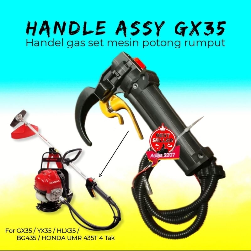 Jual Handle handel gas model tuas tekan throttle level mesin potong ...