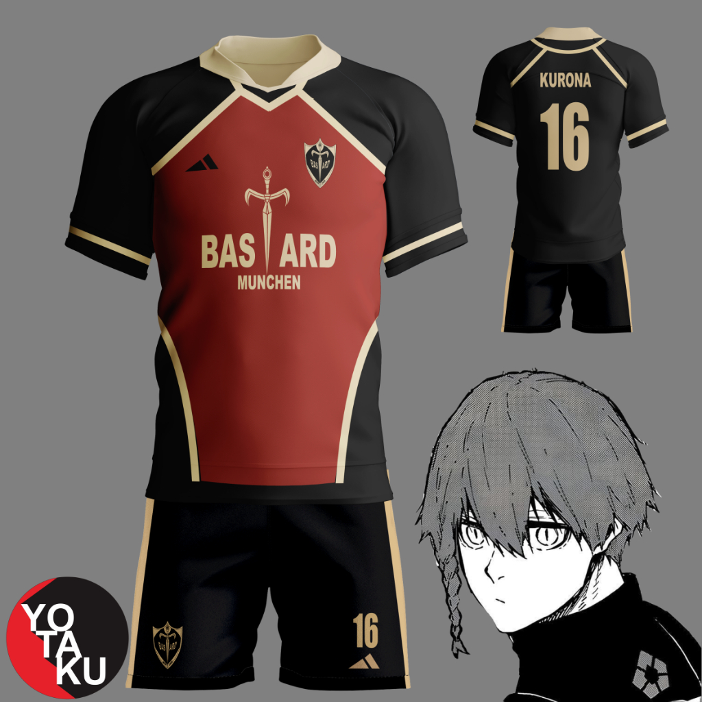 Jual Jersey Anime Cosplay Blue Lock Ranze Kurona Bastard Munchen Full Set Yotacos Shopee Indonesia