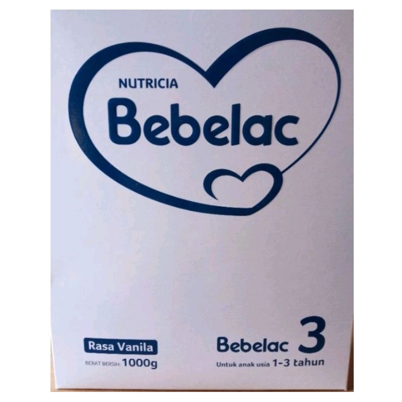 Jual Bebelac 3 Vanila/Madu 1kg Box putih/Bebelac 3 usia 1-3 tahun ...