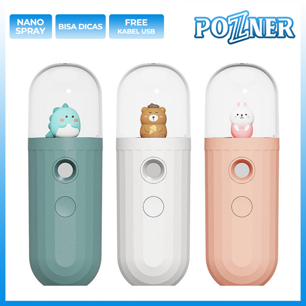Jual Nano Spray MINI Kartun Pet Lucu Facial Mist Sprayer/Bisa Untuk DISINFEKTAN | Shopee Indonesia