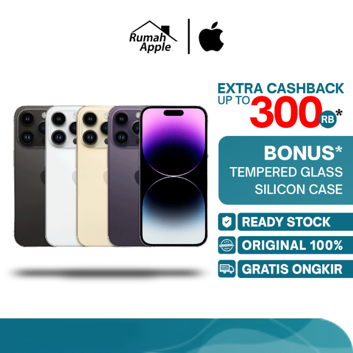 Jual Handphone 14 Pro Max 1TB 512GB 256GB 128GB A16 Bionic black sil ...