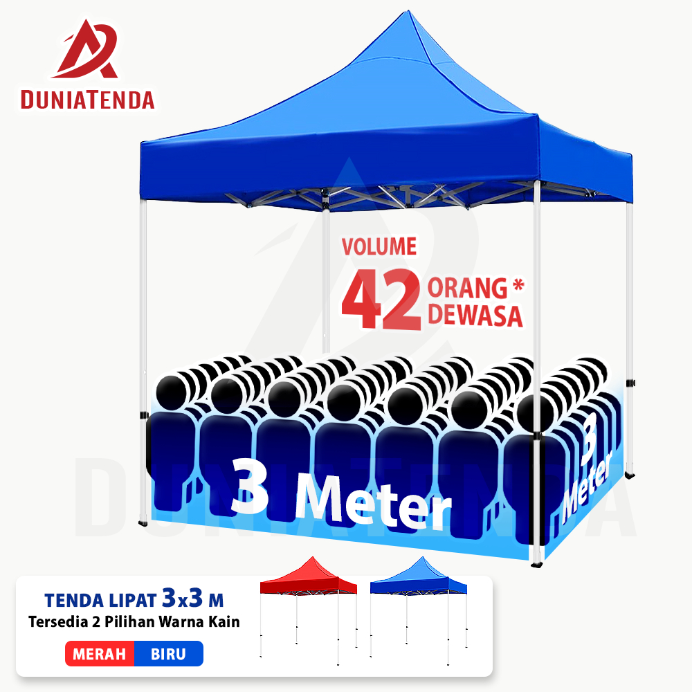 Jual DT Tenda Lipat 3x4,5 Tenda Jualan Dagang Tenda Mobil Parkir Tenda Bazar Pameran Gazebo ...