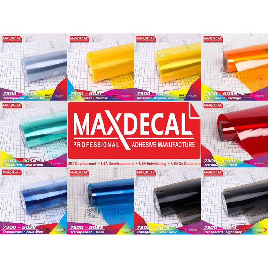 Jual ROLL Sticker Stiker Maxdecal Max Decal 7300 SERIES 45cm x 15m ROLL | Shopee Indonesia