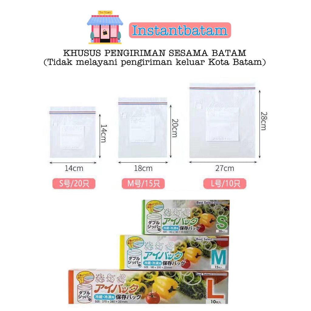 Jual 641 Ziplock Makanan Food Pouch Slider Bag / Zipper Bag Makanan ...