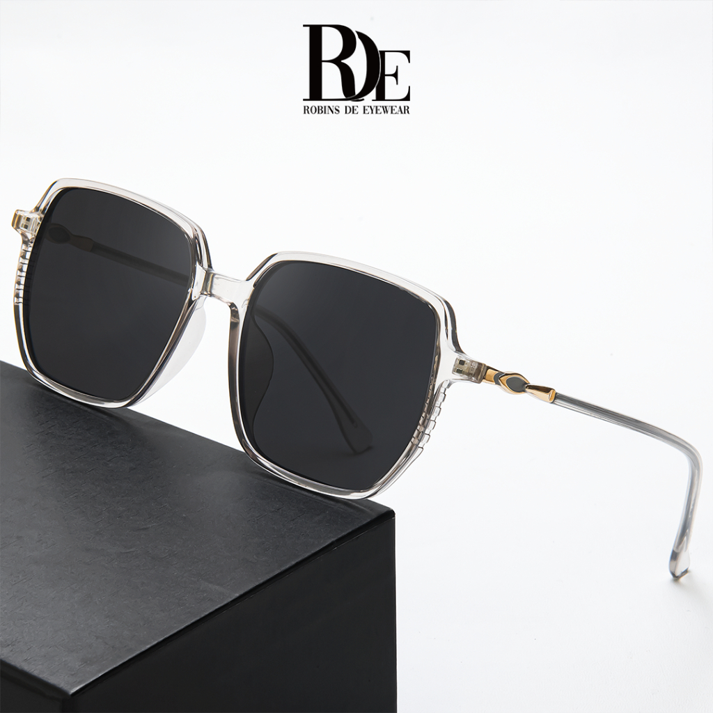 Jual Robins Kacamata Hitam Kotak Polarized Anti Radiasi UV400 Sunglasses Fashion Pria Wanita ...