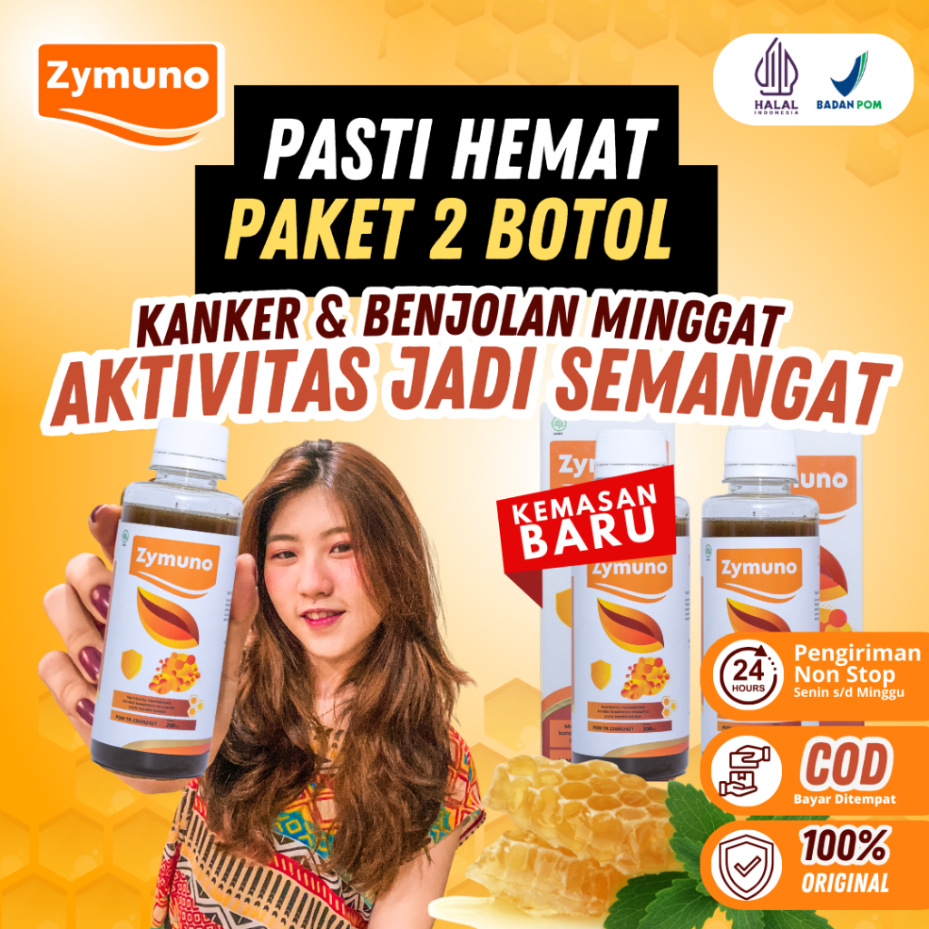 Jual PAKET 2 BOX ZYMUNO MADU HERBAL - Imunoterapi Penyembuhan Kanker ...