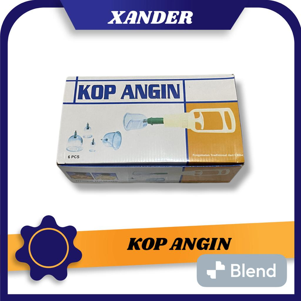 Jual Kop Angin Set Alat Bekam isi 6 Tabung Cop Alat Terapi Kesehatan ...
