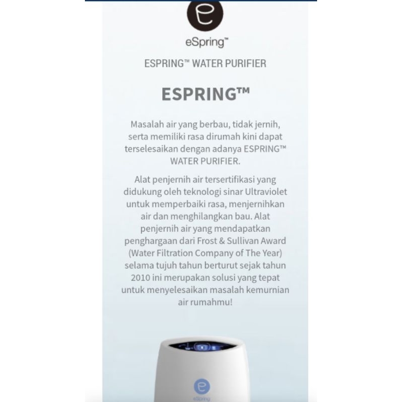 Jual eSpring amway | Shopee Indonesia