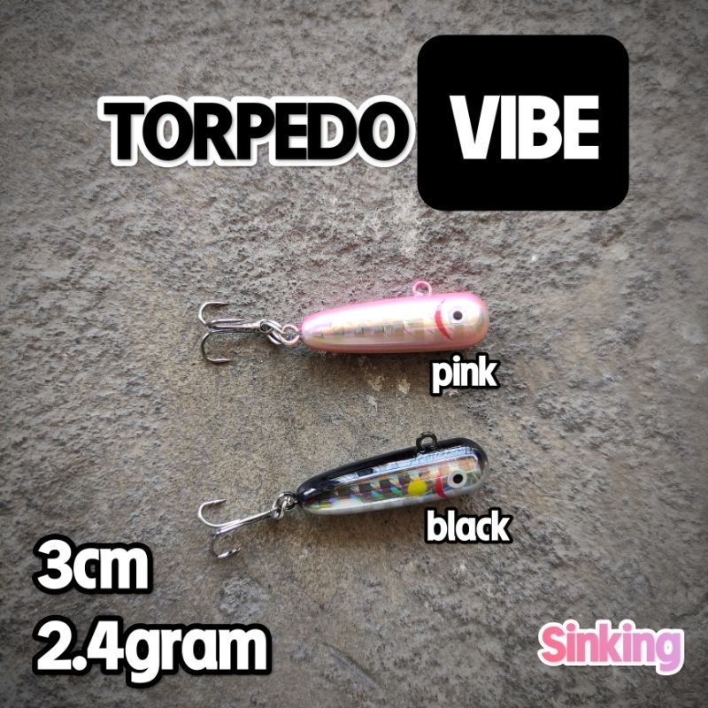 Jual umpan micro casting TORPEDO VIBE 3cm 2.4gram | Shopee Indonesia