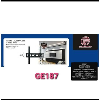 Jual G187 original 100% breket tv full besi 22 sampai 58 in inci bracket televisi flexible ...