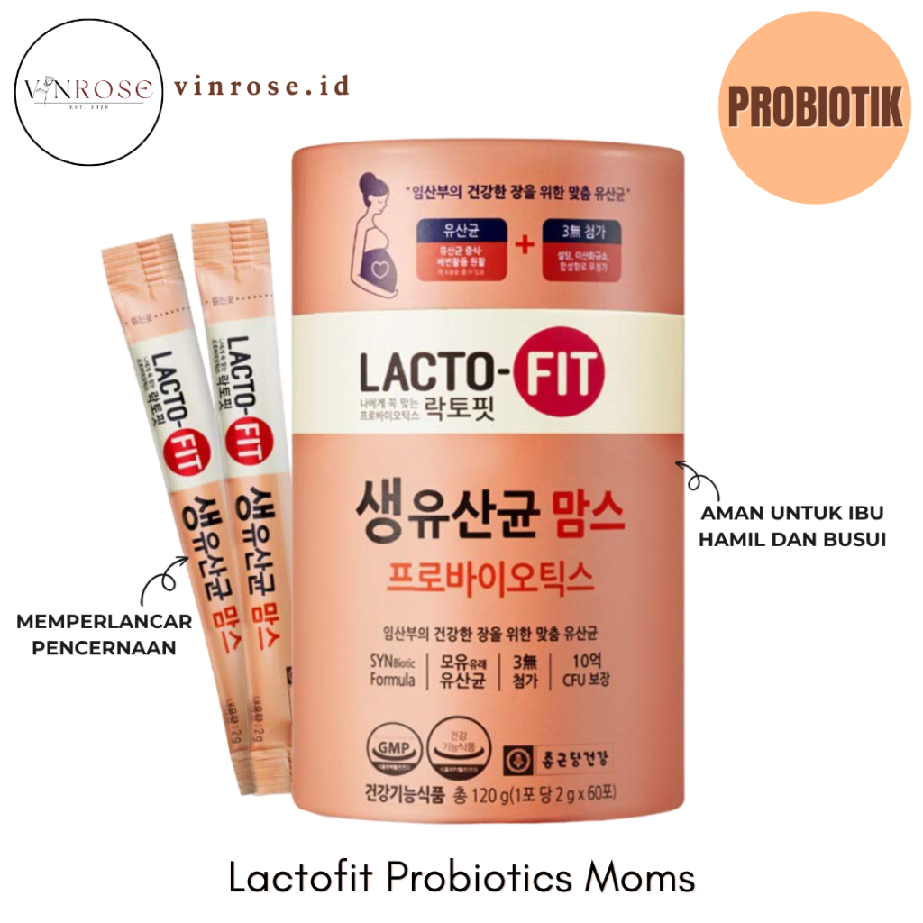 Jual Lactofit Probiotics Moms Ibu Hamil Busui 60 stik Korea/ Lacto fit ...