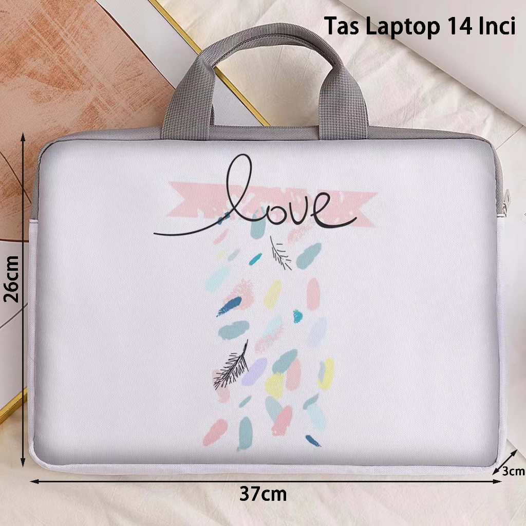 Jual tas laptop 14 inci 15,6 inci banyak motif kesegaran kecil mudah ...