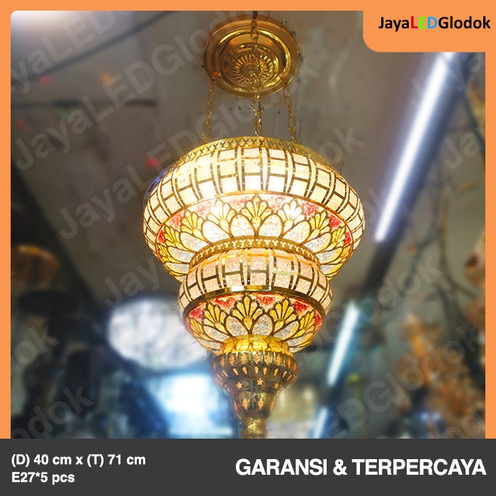Jual Lampu Gantung Ruang Tamu Antik Klasik Timur Hias Masjid Musholla ...