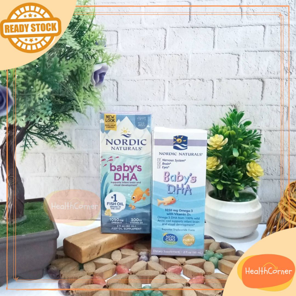 Jual Nordic Baby DHA 1050mg Omega 3 with Vitamin D3 60ml / Baby's Dha ...