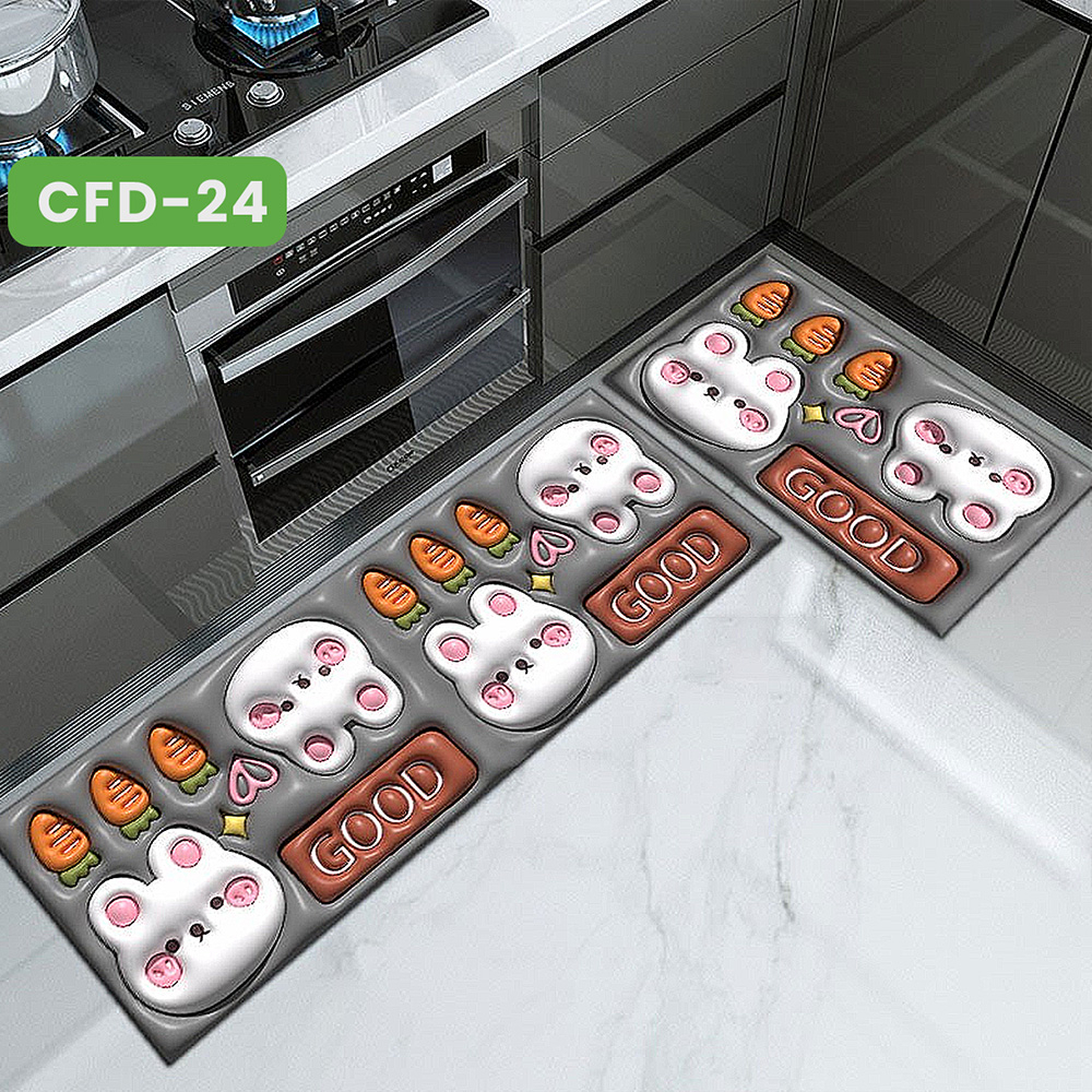 Jual Keset Dapur Panjang 3D Anti Slip 2 in 1 (120x40cm) Keset Kaki ...