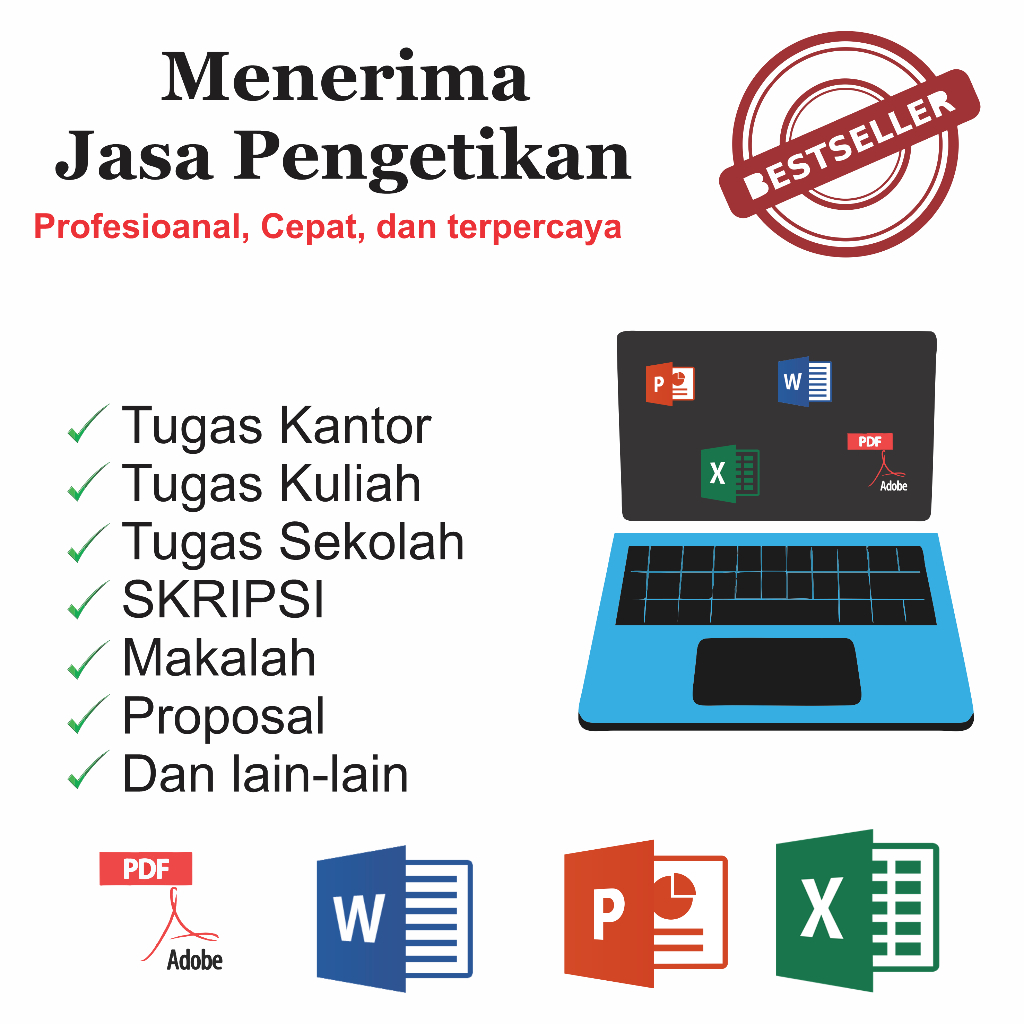 Jual Jasa edit dan ketik dokumen | Ketik dokumen | Shopee Indonesia