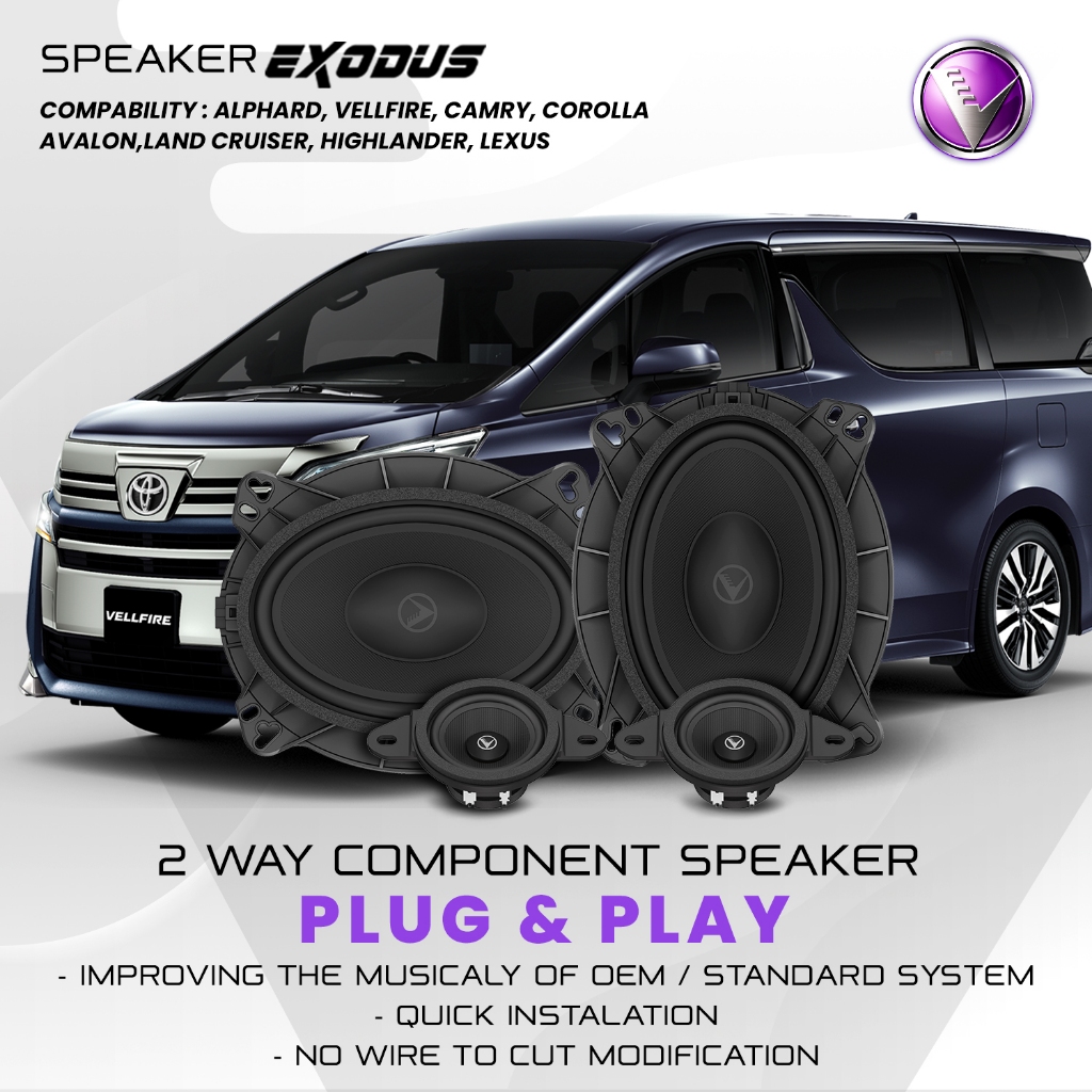 Jual VENOM EXODUS PREMUIM EX-TP - SPLIT 2 WAY FOR TOYOTA PREMUIM ...