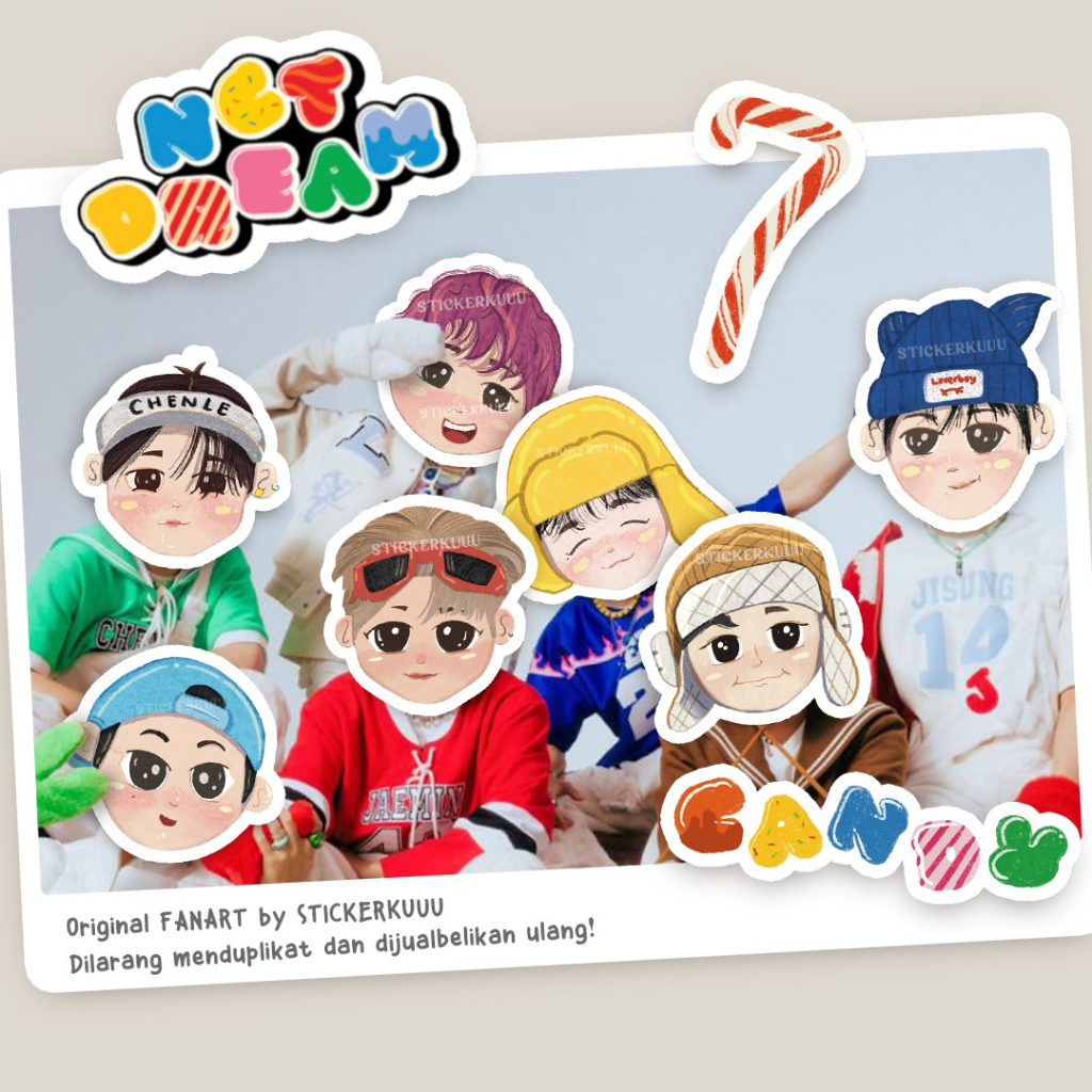Jual STICKER SET KPOP - NCT DREAM | STICKER VYNIL MATTE UNTUK LAPTOP ...