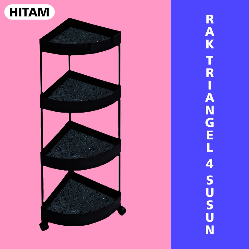 Jual Rak Dapur 4 Susun Rak Troli Serbaguna Rak Persegi Rak Segitiga ...