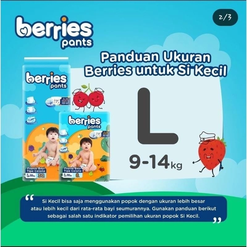 Jual Paket 2 ball popok berries baby pants | Shopee Indonesia