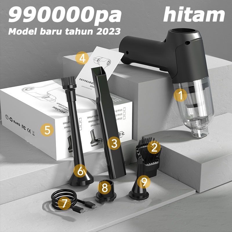 Jual 999000pa Vacum Cleaner Portable Kosongkan Sampah Dalam 1 Detik