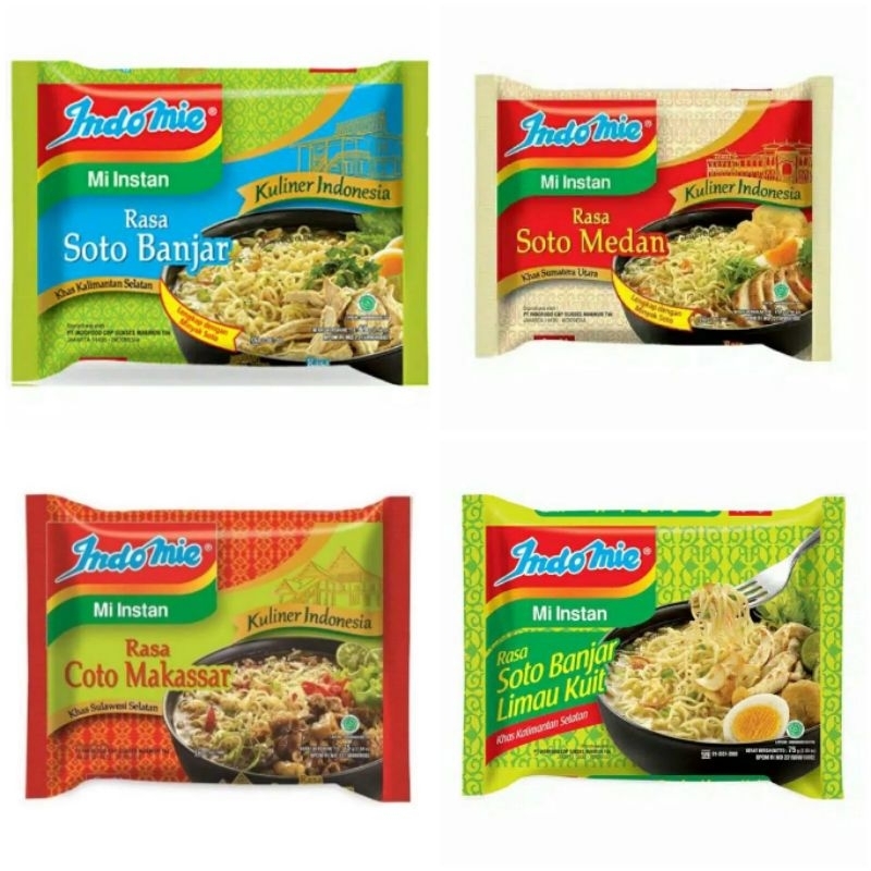 Jual BARU! INDOMIE RASA NUSANTARA SOTO MEDAN MAKASAR BANJAR KUAH GORENG ...