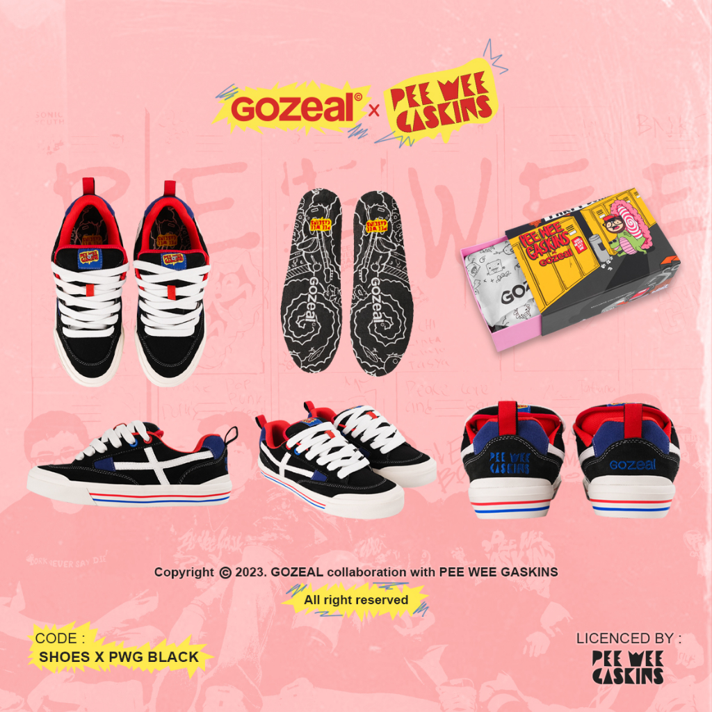 Jual Gozeal X Pee Wee Gaskins | Shoes | Black | Shopee Indonesia