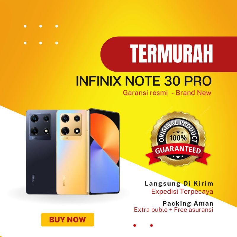 Jual Infinix Note 30 / Note 30 Pro NFC 8/256GB Garansi resmi | Shopee ...