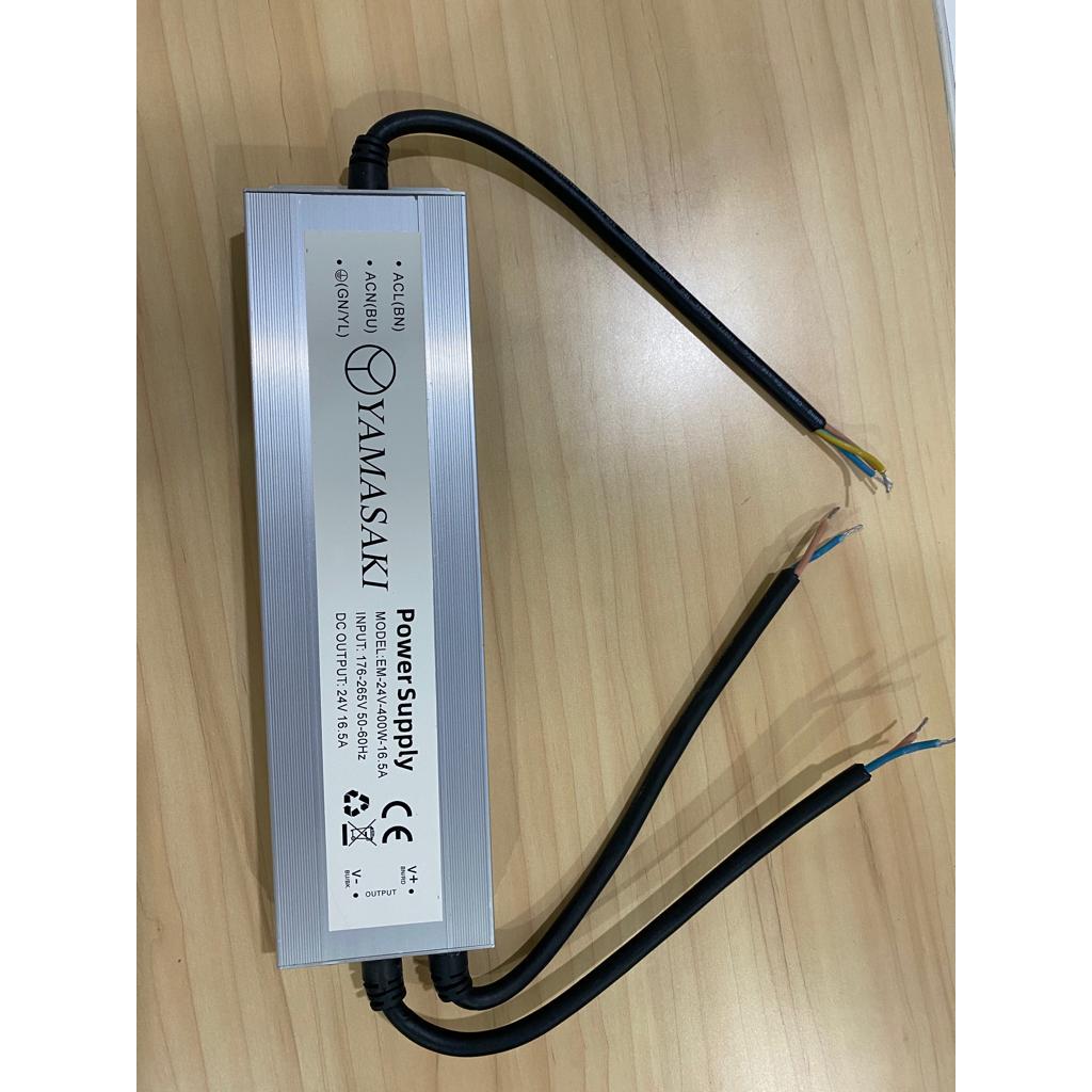Jual YAMASAKI Trafo Power Supply Outdoor Waterproof 24V 400W 16,5A FULL ...