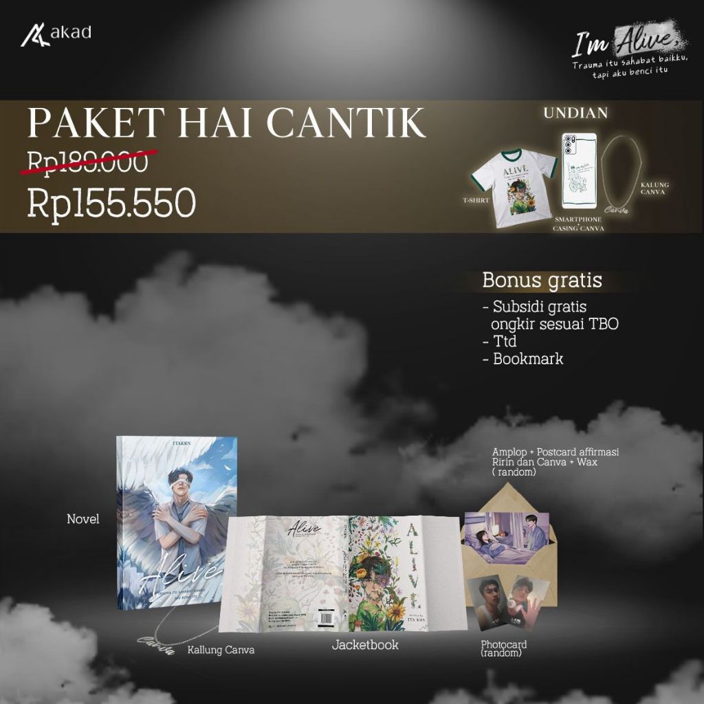 Jual Buku Novel - Alive - by ITAKRN (Penerbit Akad) | Shopee Indonesia