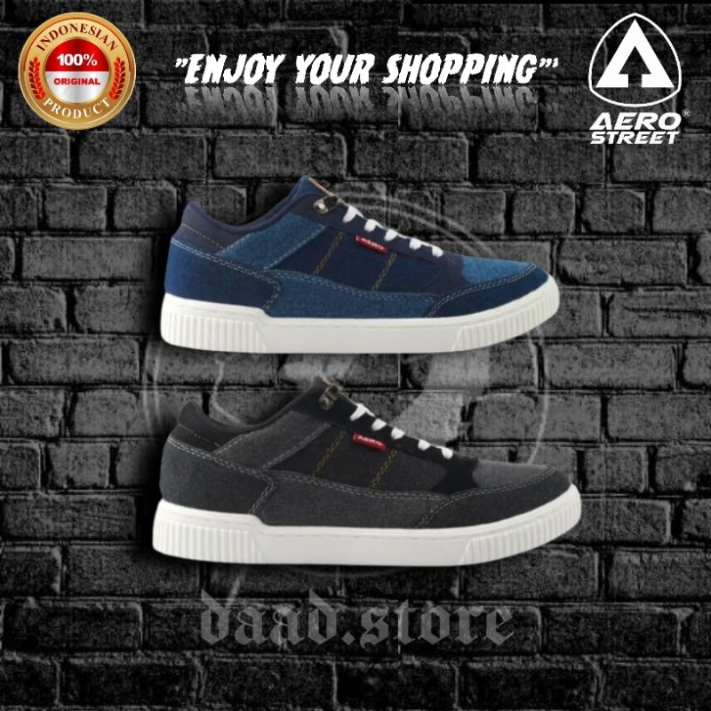 Jual ORIGINAL sepatu denim aerostreet rodeo series | Shopee Indonesia
