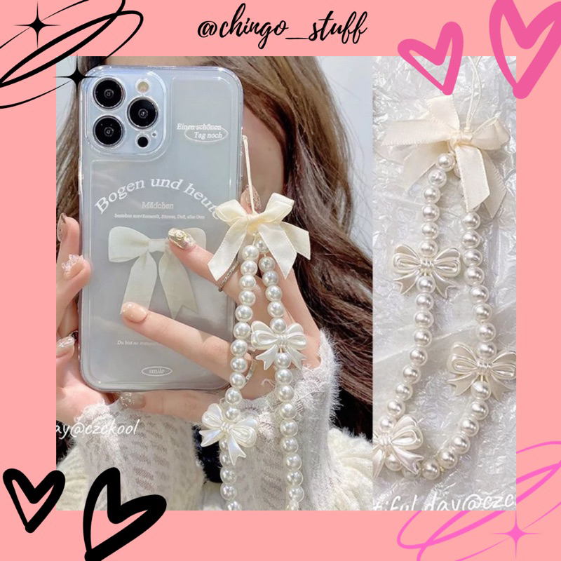 Jual strap phone gantungan hp aesthetic cottagecore lucu classy ...